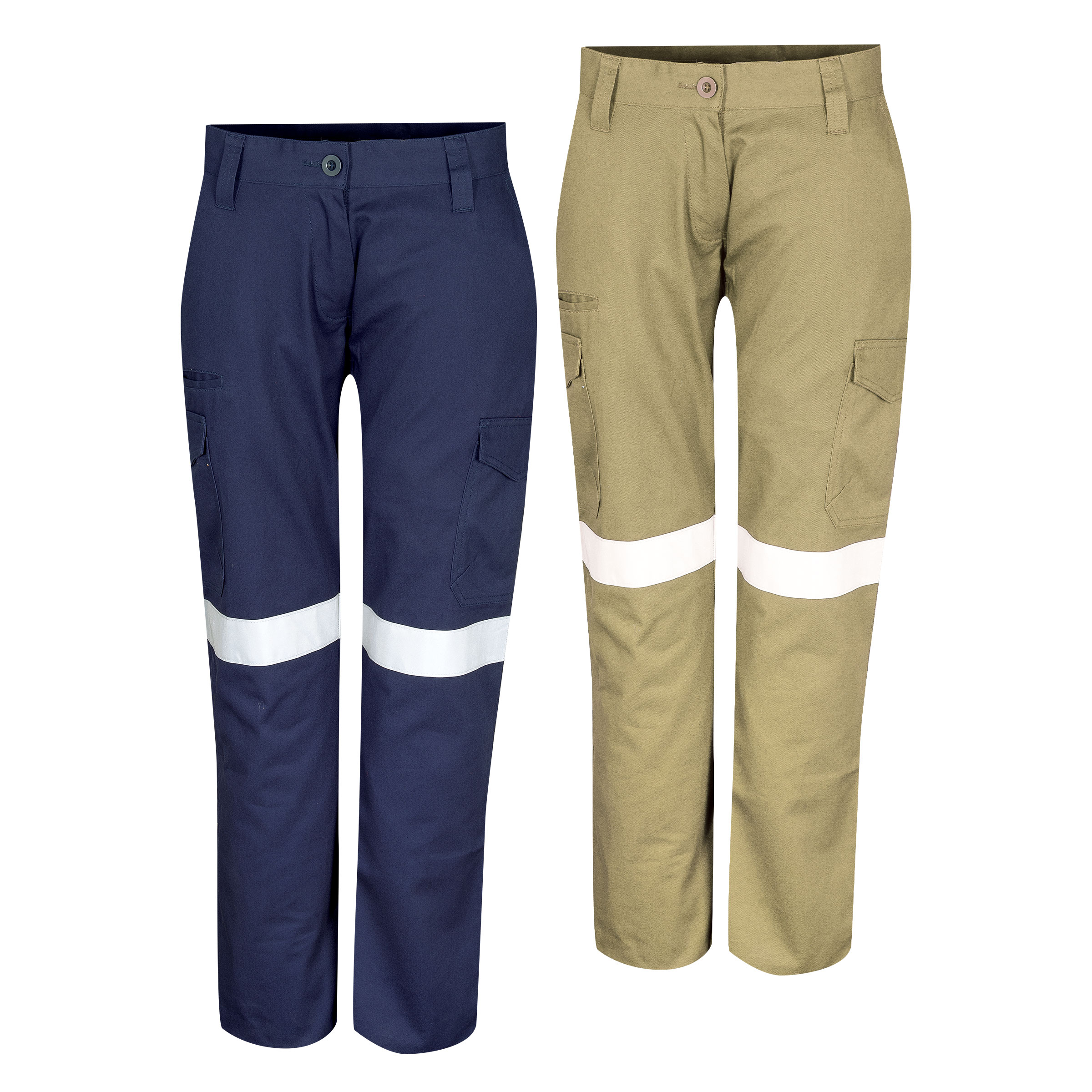 Midweight Womens Trouser with Reflective Tape – Moonyah Commercial